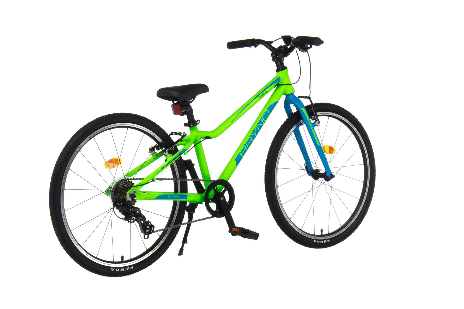 Купить легкий велосипед для подростка Bryno-24 V-7S Travel черно-белый ...