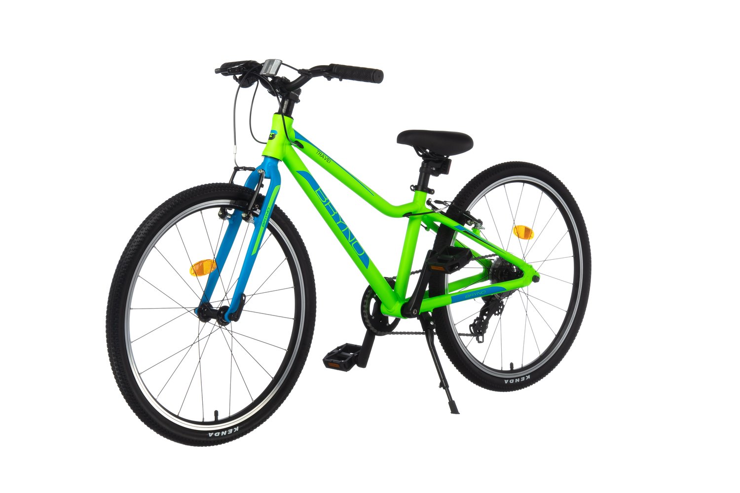 Купить легкий велосипед для подростка Bryno-24 V-7S Travel черно-белый ...